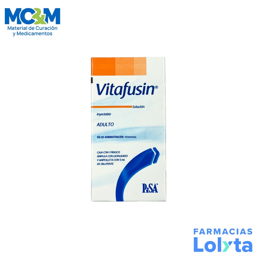 MULTIVITAMINICO SOL INY C/1 AMP VITAFUSIN ADULTO LAB PISA | Website ...
